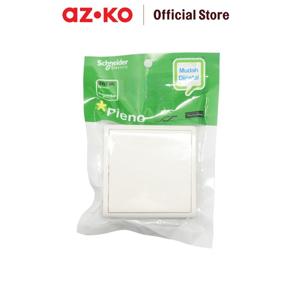 Jual AZKO Schneider Pieno Saklar 1 Gang - Putih Saklar 1 Gang Wall ...