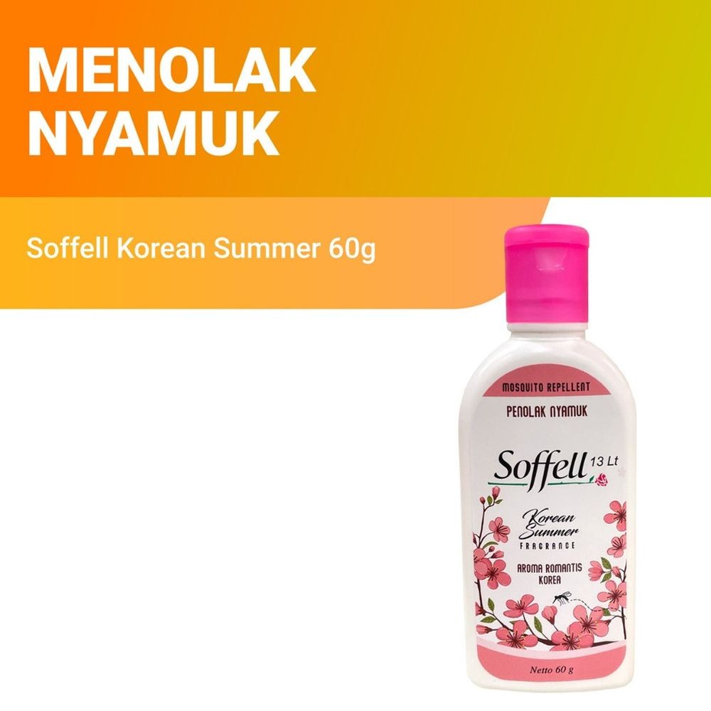 Jual SOFFELL LOTION ANTI NYAMUK KOREAN SUMMER 60g | Shopee Indonesia