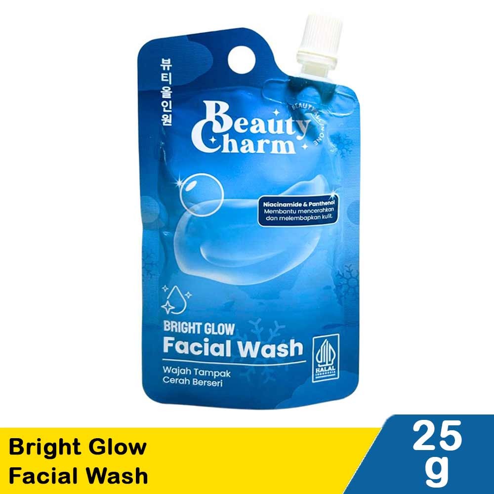 Jual BEAUTY CHARM BRIGHT GLOW FACIAL WASH 25g | Shopee Indonesia
