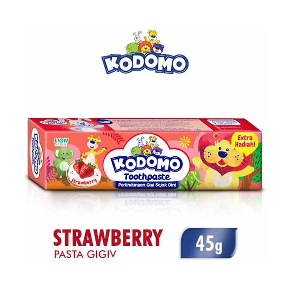 Jual KODOMO PASTA GIGI ANAK-ANAK STRAWBERRY 45g | Shopee Indonesia
