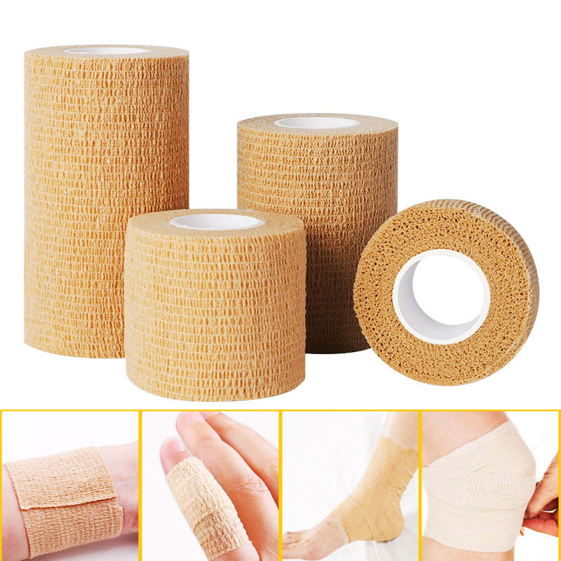 Jual 1 Roll Self Adhesive Bandage Elastic Non-woven Fabric First Aid ...