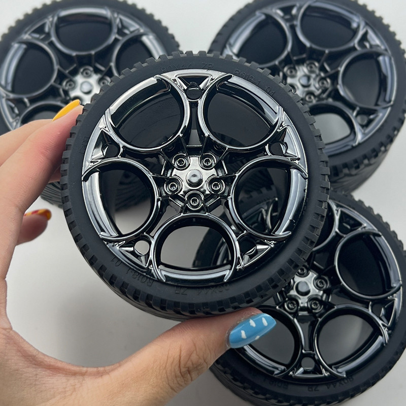Jual DIY Toy CADA Plating Metal Wheel Hub Building Block Accessorie ...