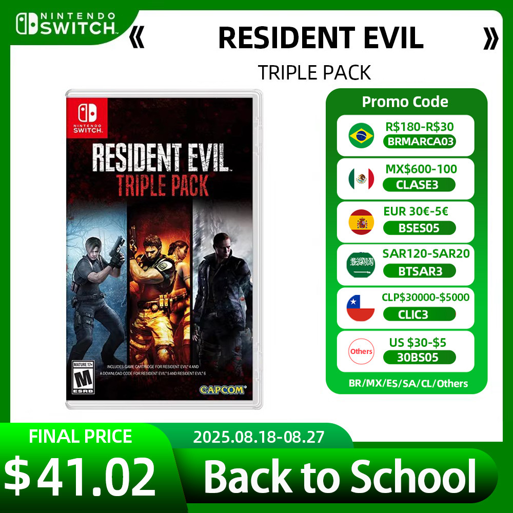 Jual Resident Evil Triple Pack Nintendo Switch Games Card Cartridge ...