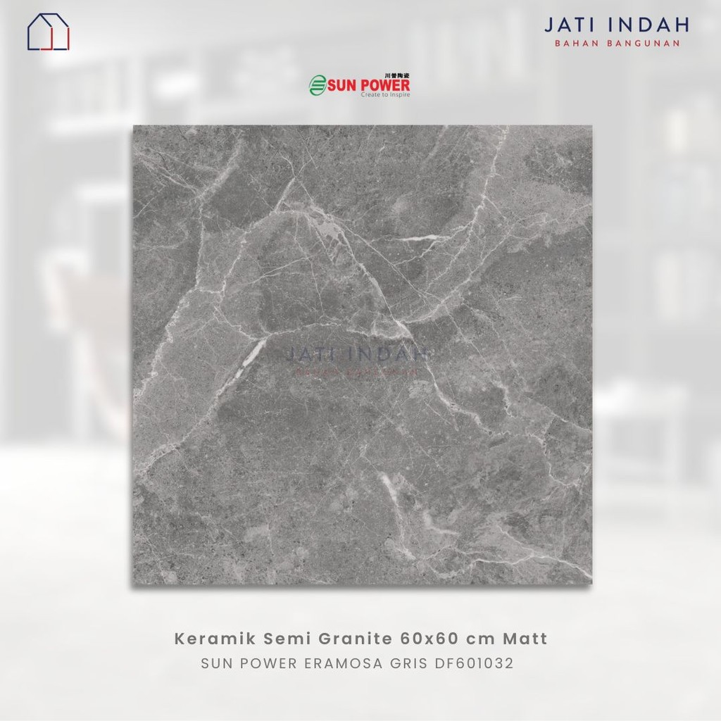 Jual PROMO! Keramik Body Putih (Semi Granite) Matt 60X60 cm Sun Power ...