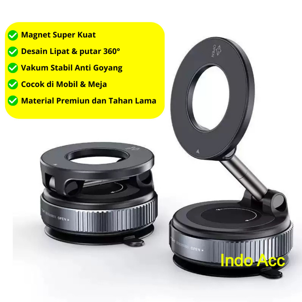 Jual Holder Mobil Magnet 360° Rotation / Holder Hp dd Mobil Magnetic ...