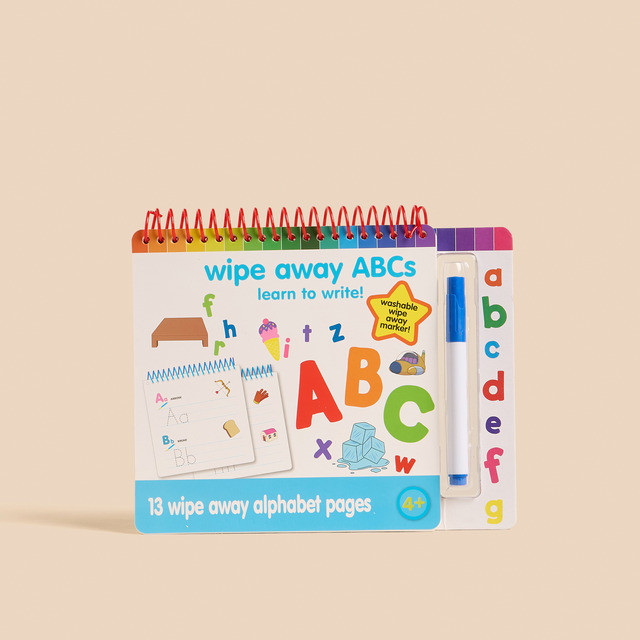 Jual Max Fashions Wipe Away ABCs Activity Book with Marker | Shopee ...