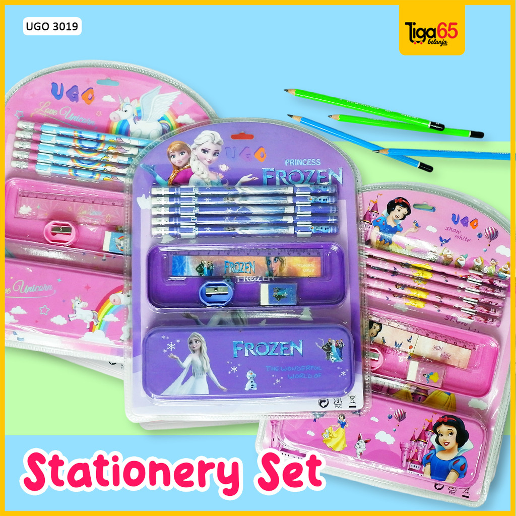 Jual Stationery Set Lengkap Anak Sekolah / Paket Alat Tulis / Paket ...