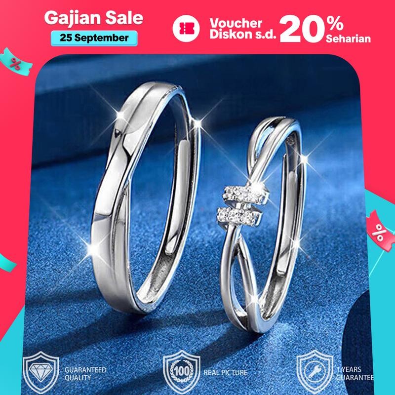 Jual 108 Zirconia Rings. Engagement rings, couple rings, for proposals ...