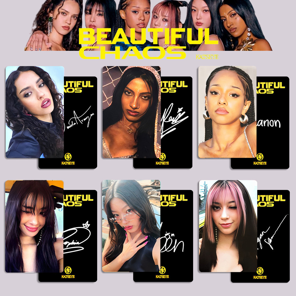 Jual KPOP KATSEYE 6Pcs/Set Photocards List Daniela Lara Megan BEAUTIFUL ...