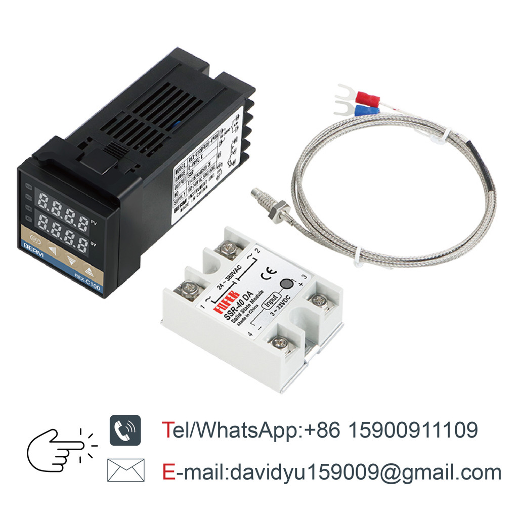 Jual REX-C100 PID Temperature Controller 4 Piece Set with K Type ...