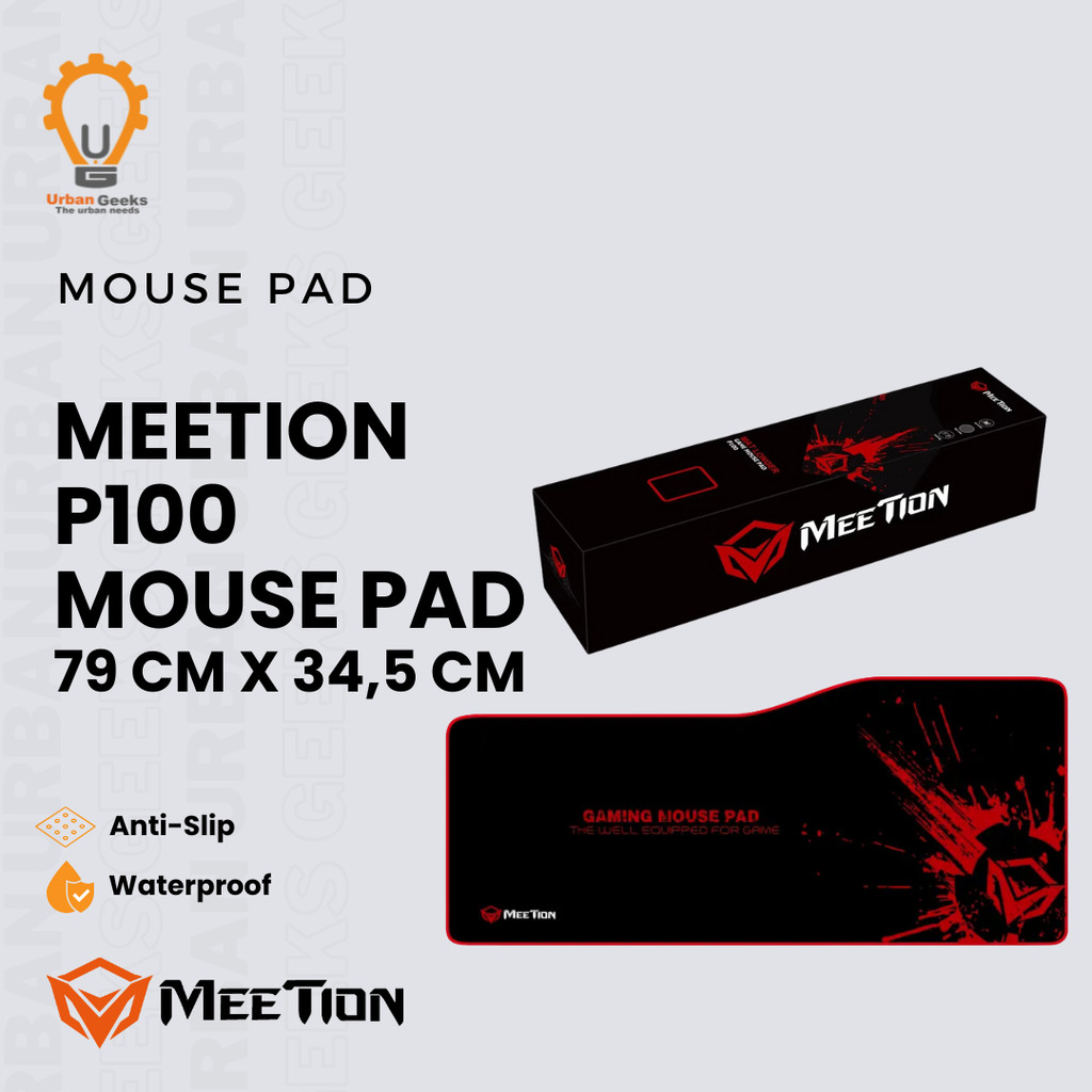 Jual Meetion P100 Gaming Mouse Pad Non-Slip Rubber Mouse Pad untuk ...