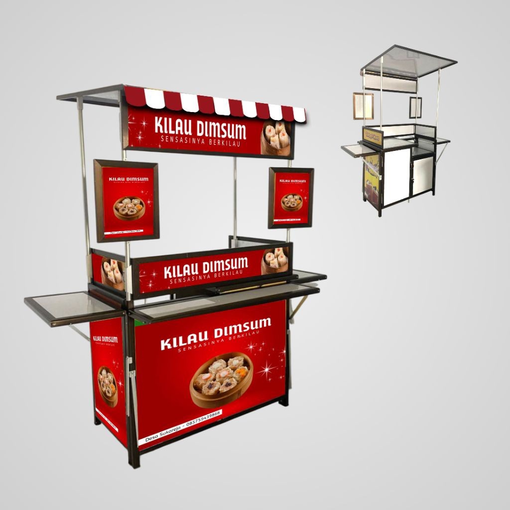 Jual Booth Portable Alumunium / Gerobak Lipat / Meja lipat / Event Desk ...
