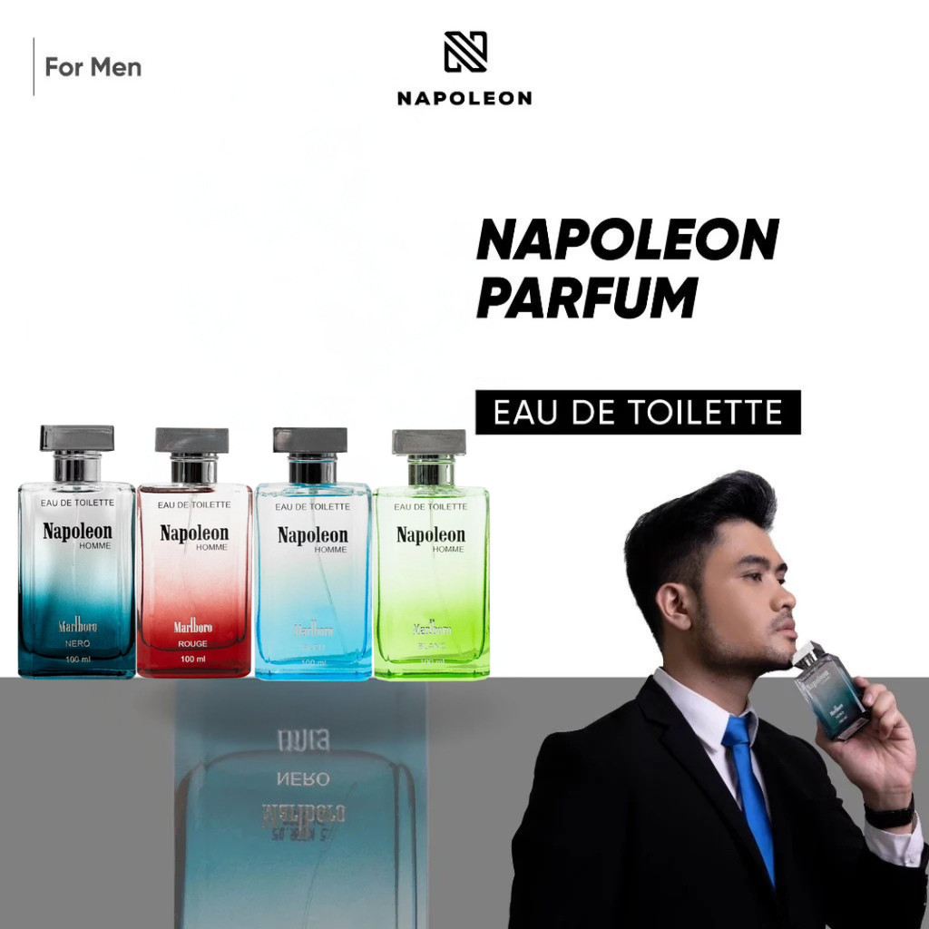 Jual MFI - NAPOLEON Eau de Toilette Netto 100 ML | Parfum Pria EDT ...