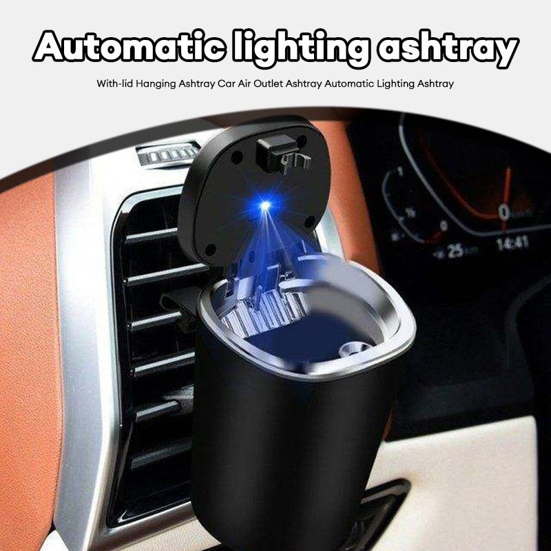 Jual CARBOSS Asbak Mobil lampu LED Stainless Steel Aksesoris Mobil ...