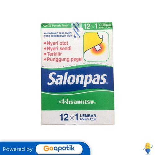 Jual Salonpas Koyo 12 X 1 Lembar Box 10 Sachet | Shopee Indonesia