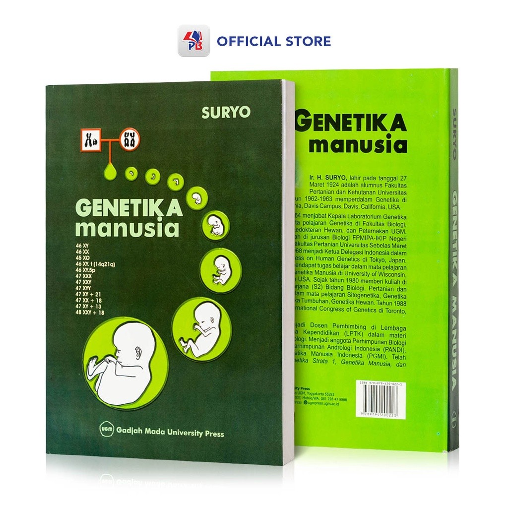 Jual Buku Genetika Manusia Belajar Ilmu Keturunan Manusia Karya Suryo ...