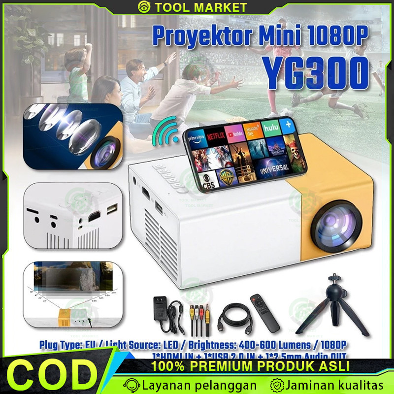 Jual Proyektor mini YG300 Portable Led mini Proyektor hp mini Home ...