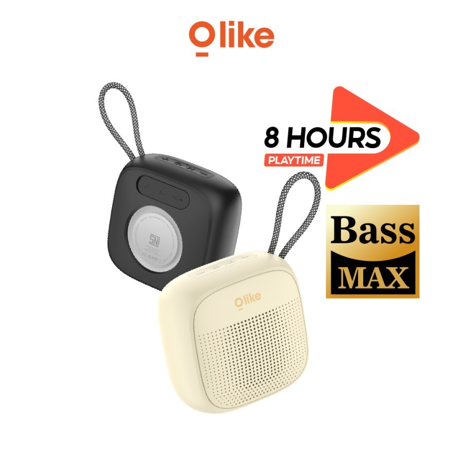 Jual OLIKE Speaker Mini Wireless SF7 HiFi Sound Bass Max 8 Jam Playing ...