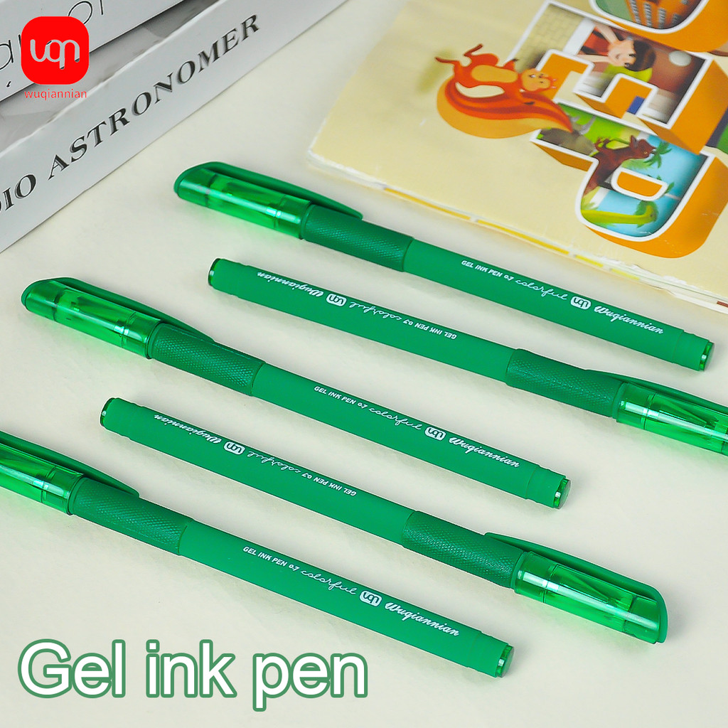 Jual WQN-3/6/12PCS Matte Neutral Gel Pen 0.7mm Nib Student Signature ...