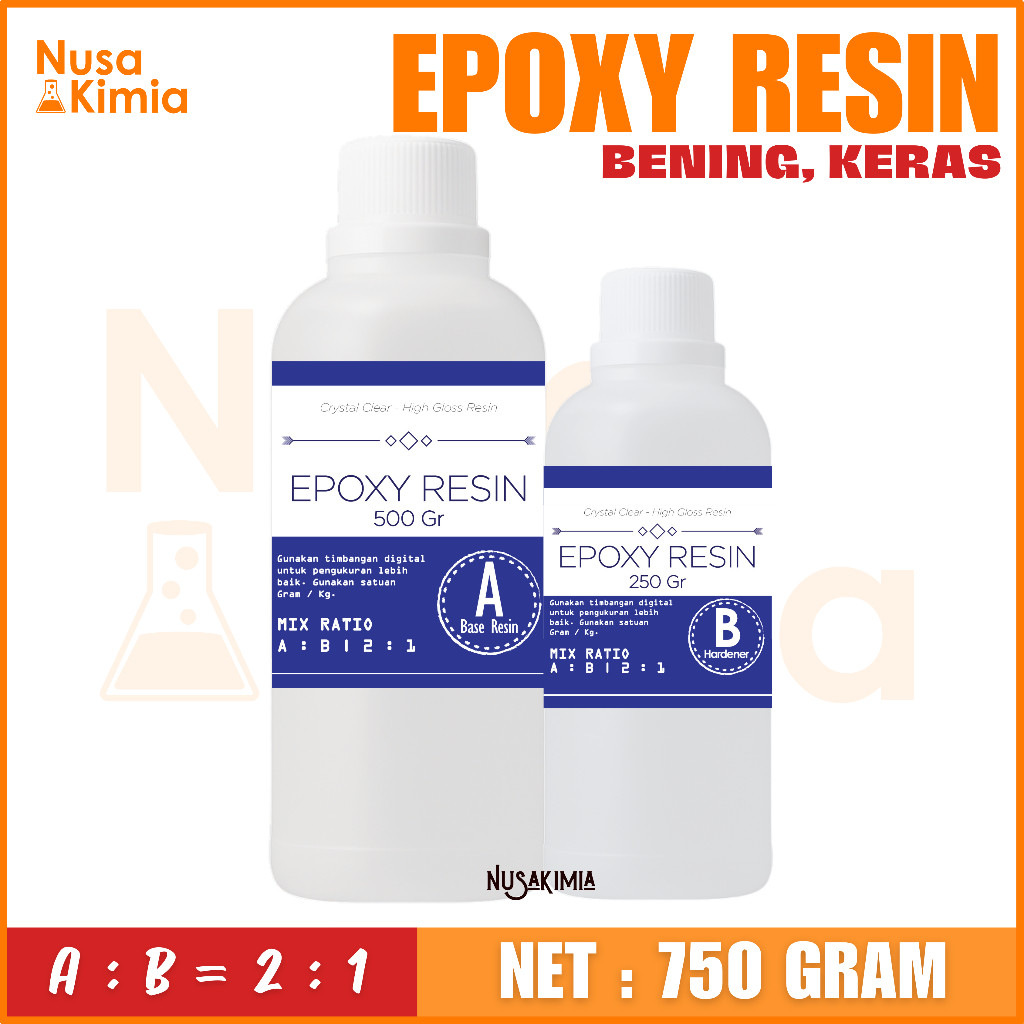 Jual Valery Market | Epoxy Resin Bening 750 Gram - ART Resin - Hasil ...