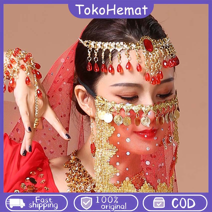Jual Dance Arabian Cadar Wedding Wajah Tari Perut Belly Aksesoris ...