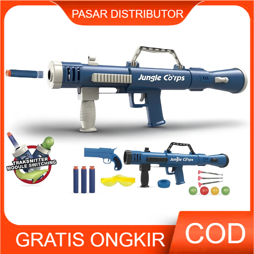Jual Pasar Distributor GUN ROCKET LAUNCHER JUNGLE CORPS Shooting Game ...