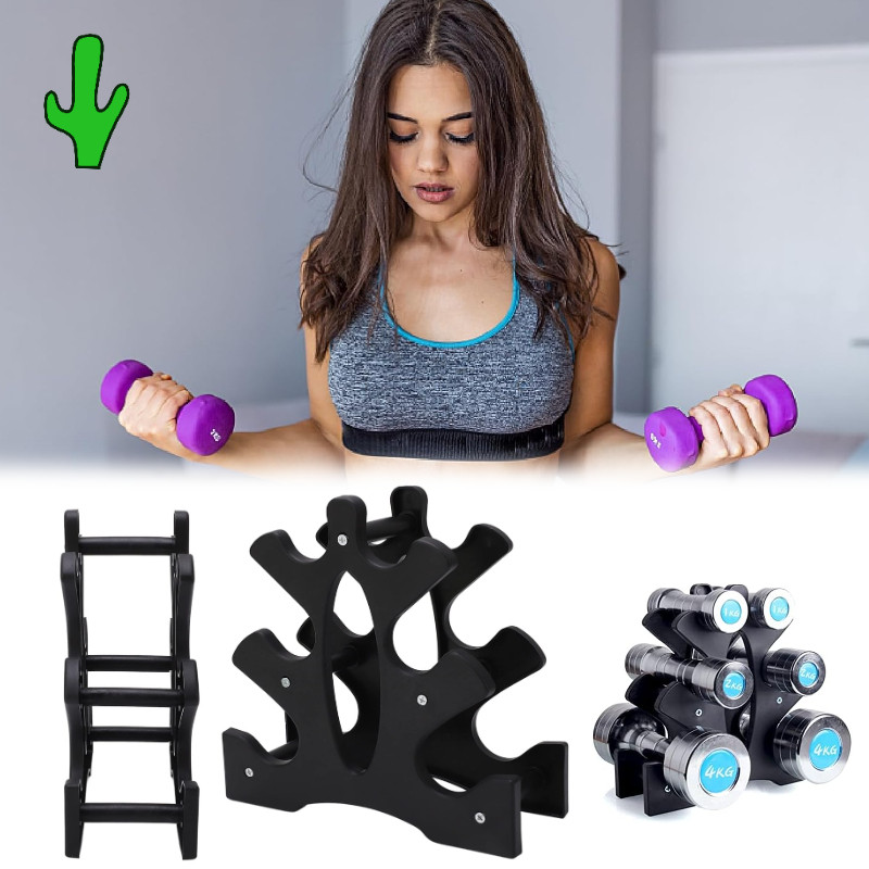 Jual Dumbbell Rack 3 Tingkat Rak Barbel Home Gym Stand Dumbell ...