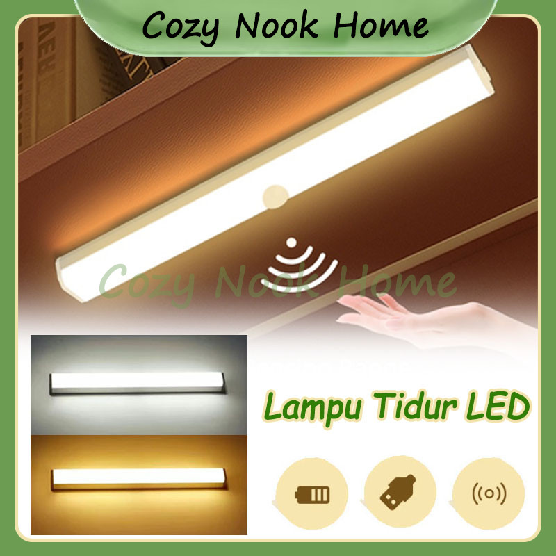 Jual 30/50CM Lampu Sensor Gerak Magnetic Motion Sensor / Lampu Tidur ...