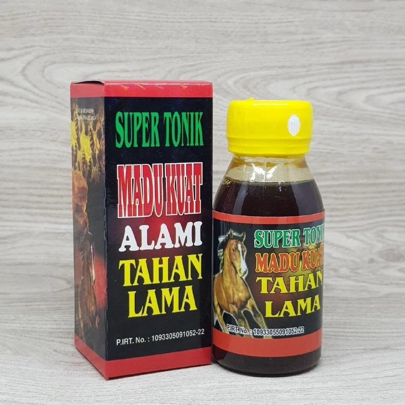 Jual Madu kuat pria dewasa privasi aman Madu Super Tonik Tjap Kuda 6X ...