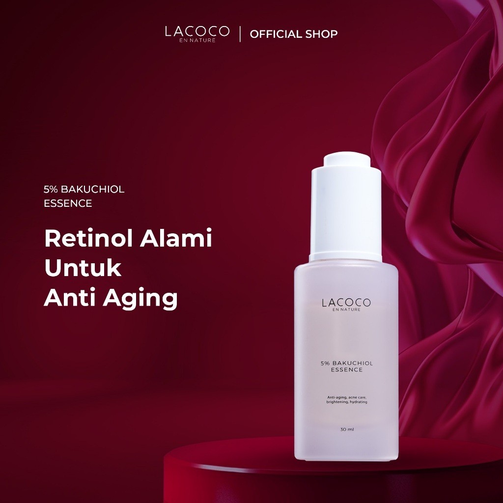 Jual [SPECIAL PRICE] Lacoco 5% Bakuchiol Essence 30ml Retinol Alami ...