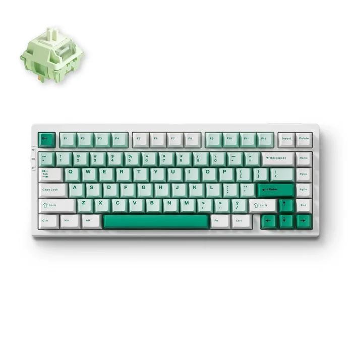 Jual MCHOSE G75 PRO Green Tri-mode Gasket Structure Mechanical Keyboard ...