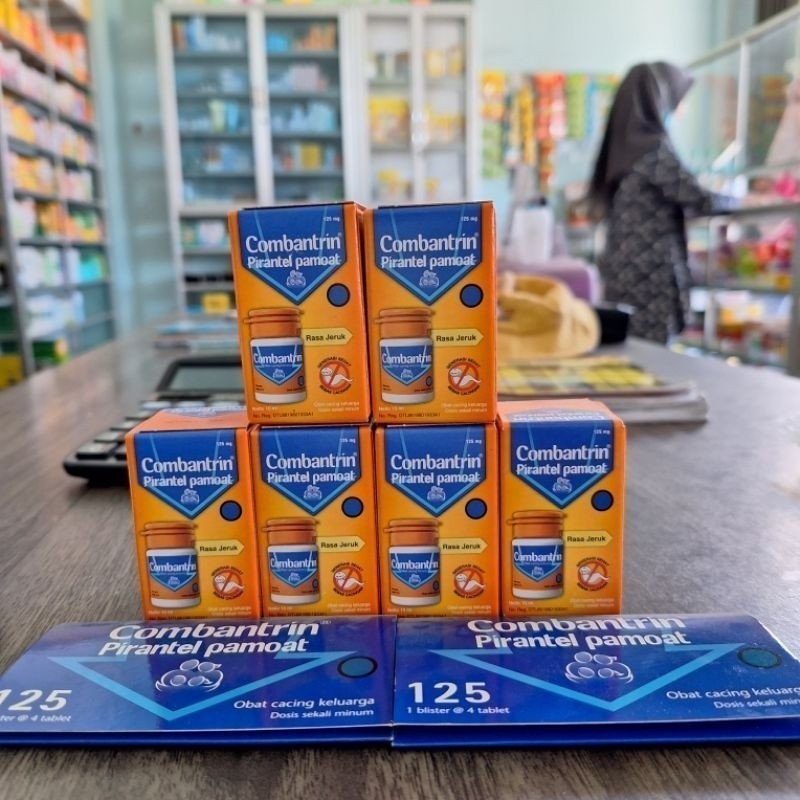 Jual COMBANTRIN & KONVERMEX(Obat Cacing Pada Anak) - ABM | Shopee Indonesia