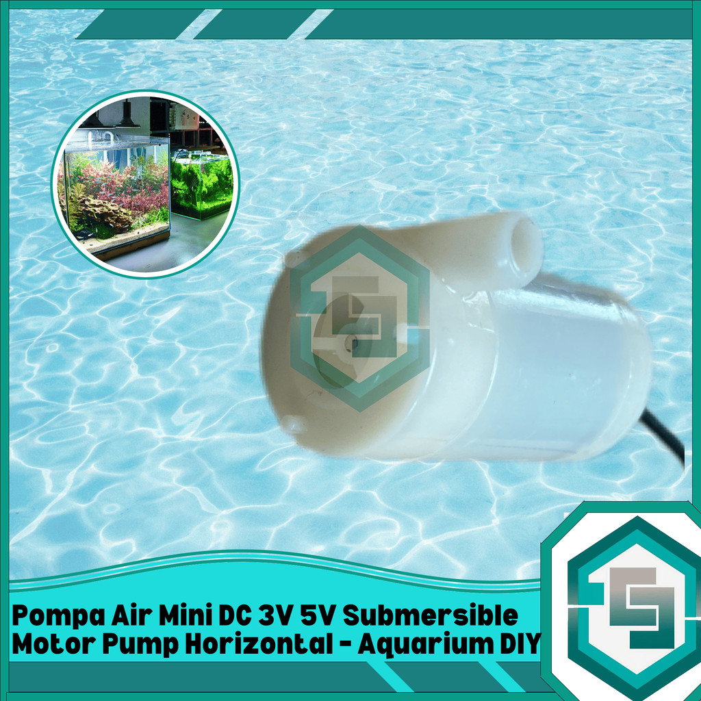 Jual Pompa Air Mini DC 3V 5V Submersible Motor Pump Horizontal ...