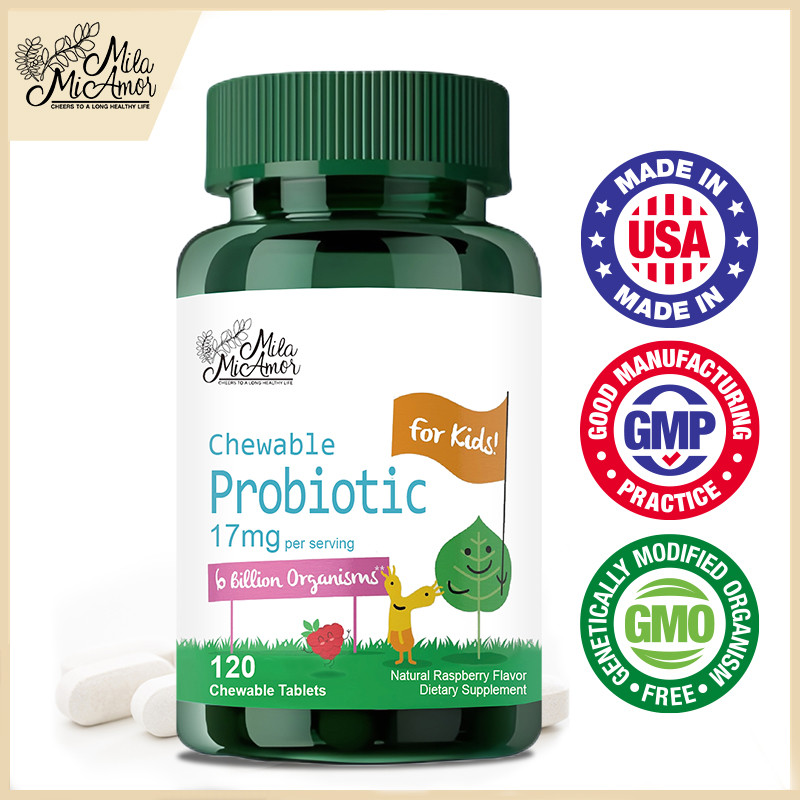 Jual Kids Probiotics Chewable Tablets Supports healthy digestion ...