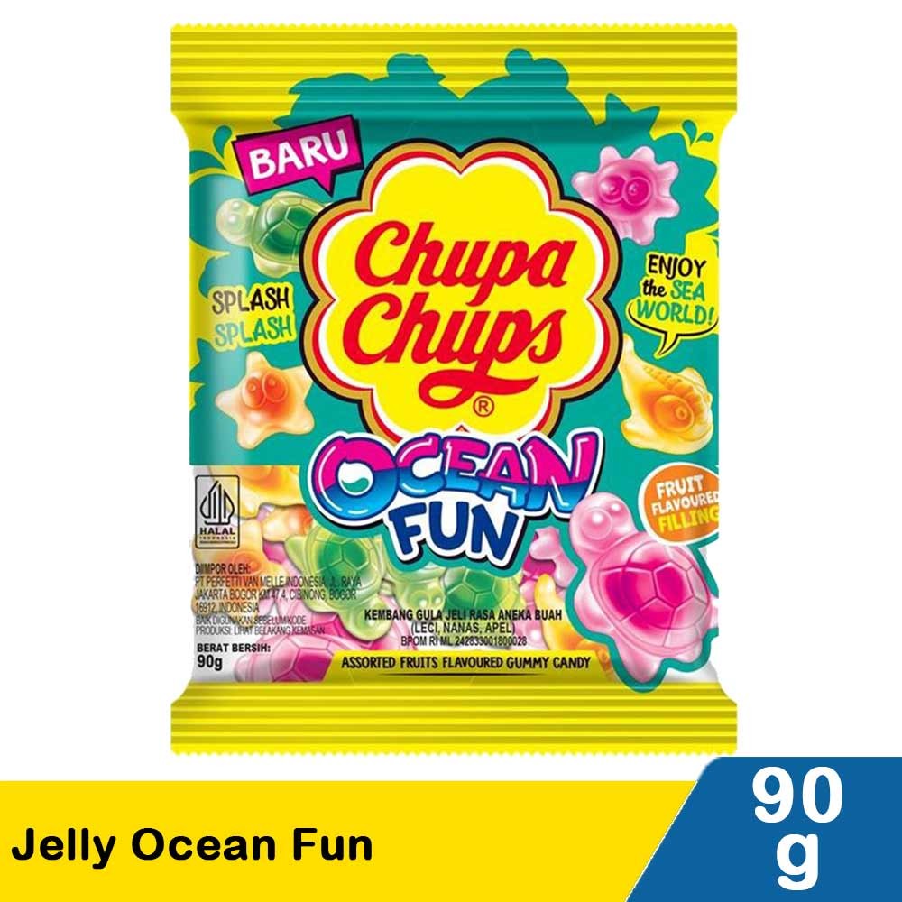Jual CHUPA CHUPS JELLY OCEAN FUN 90g | Shopee Indonesia