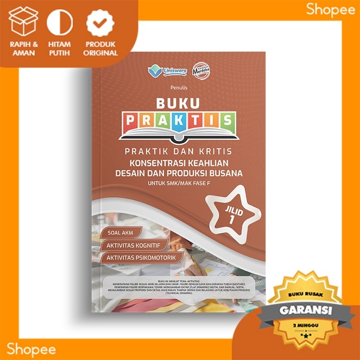 Jual Modul Ajar Desain dan Produksi Busana Jilid 1 | Shopee Indonesia