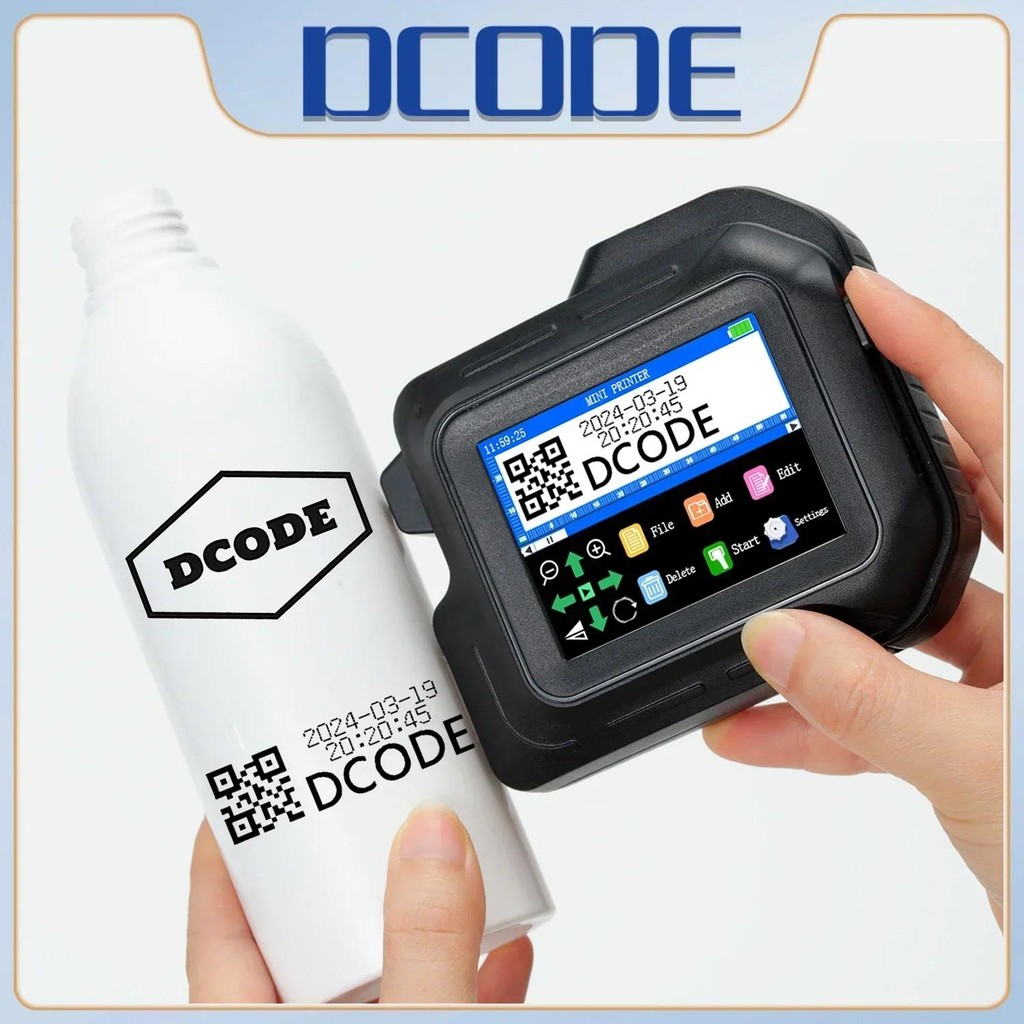Jual DCODE DC98 12.7mm Portable Mini Printer 2.8inch Touchscreen ...
