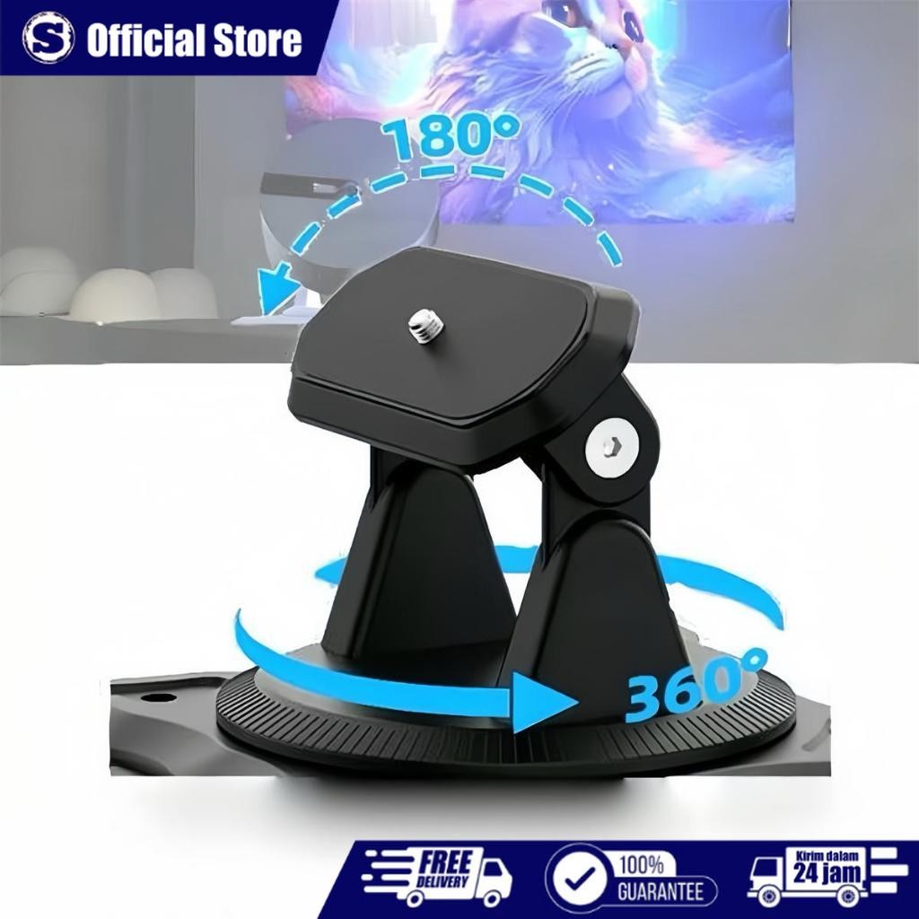 Jual Bracket Stand Proyektor Universal 360 Derajat | Standing Dudukan ...