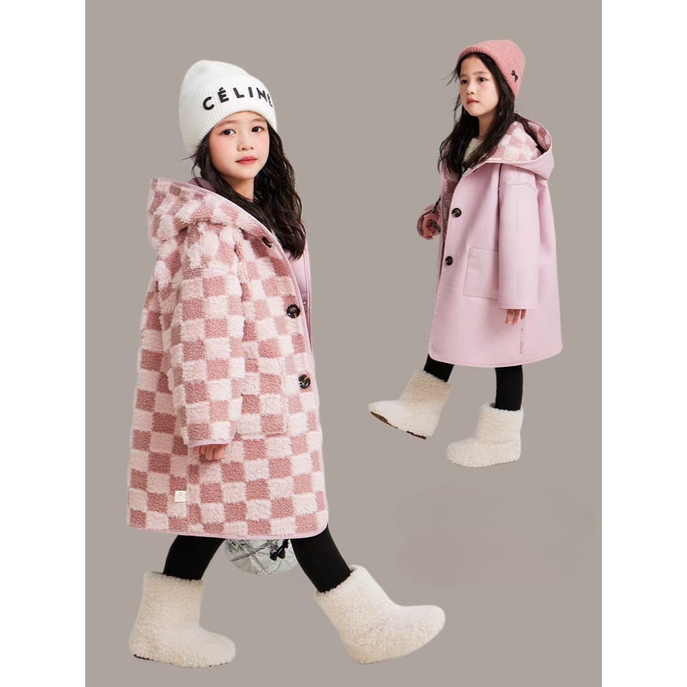 Jual ( TOP2704 ) Long coat panjang jacket hoodie fleece jaket tebal ...