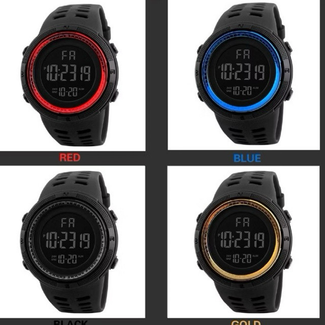 Jual Jam Tangan Pria Digital N Spirt Strap Rubber Karet Anti air ...