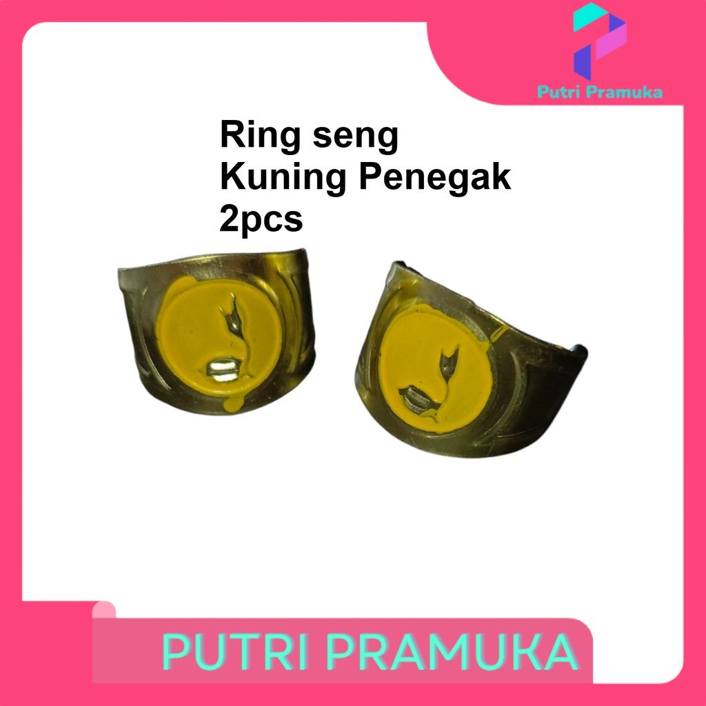 Jual Ring Seng 2pcs Biasa Kuning Penegak Kacu Pramuka | Shopee Indonesia