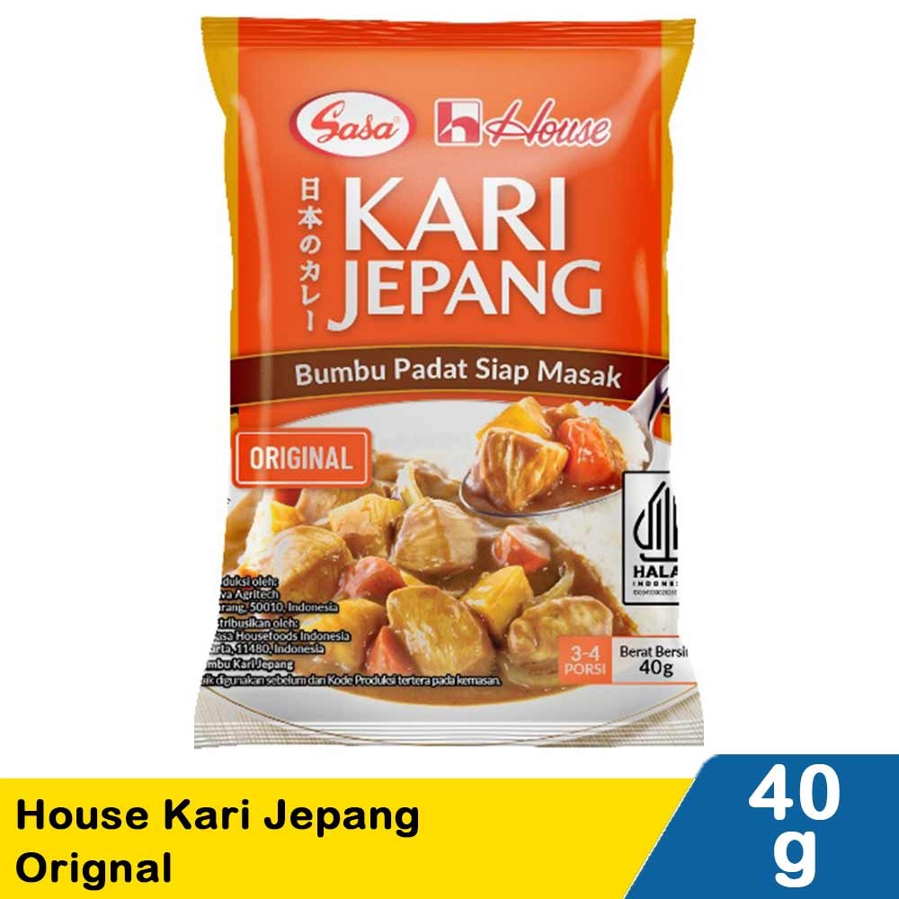 Jual SASA HOUSE KARI JEPANG ORIGNAL 40g | Shopee Indonesia
