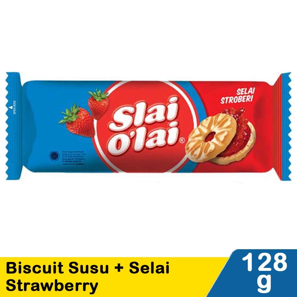 Jual ROMA BISCUIT SUSU+SELAI SLAI O'LAI STRAWBERRY 128g | Shopee Indonesia