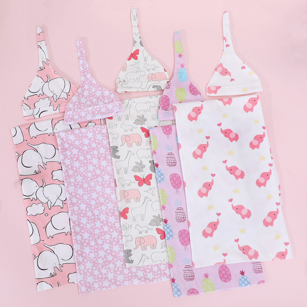 Jual cod bedong bayi set topi katun lembut adem bedong newborn | Shopee ...