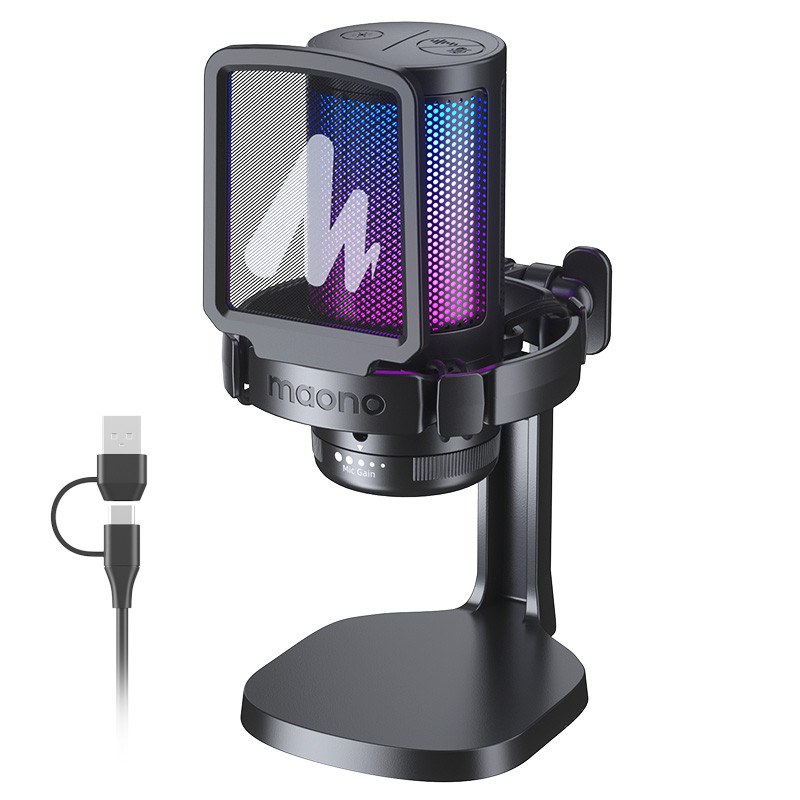 Jual Maono DGM20 Gaming Microphone,USB Microphone Condenser Mic RGB ...