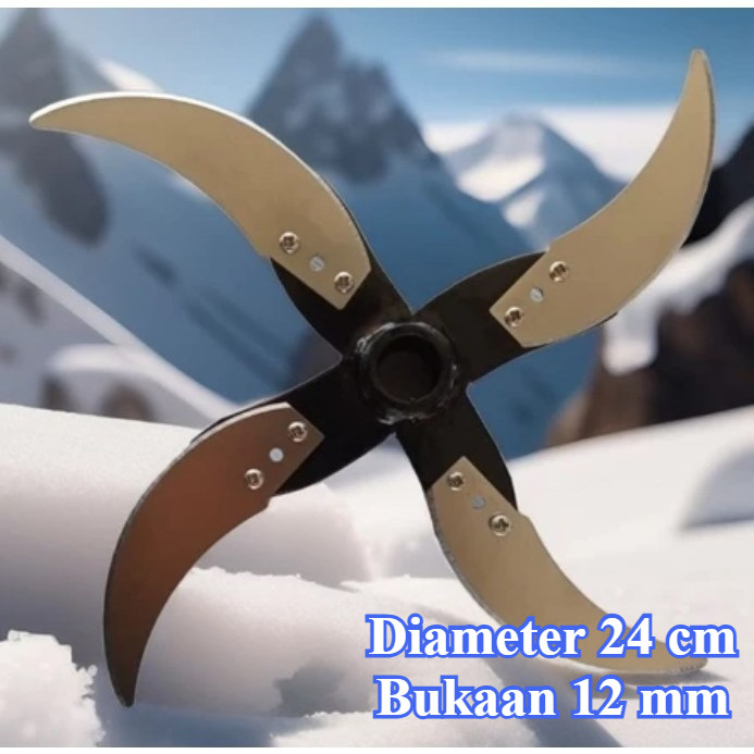 Jual Pisau Choper Rumput Mata Pisau Cacah Rumput Multifungsi Daun ...