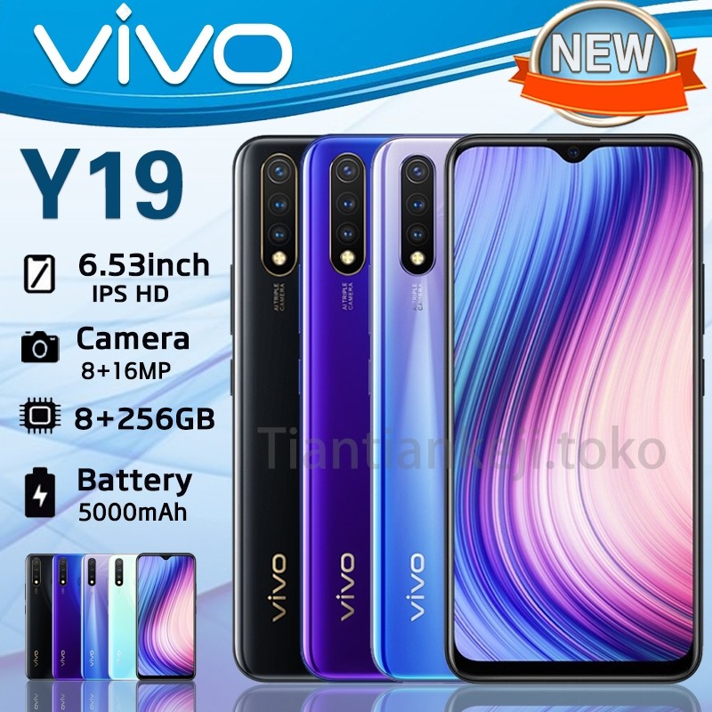 Jual HP Murah VIVO Y19 RAM 8GB /256GB Handphone Smartphone Android/6.53 ...