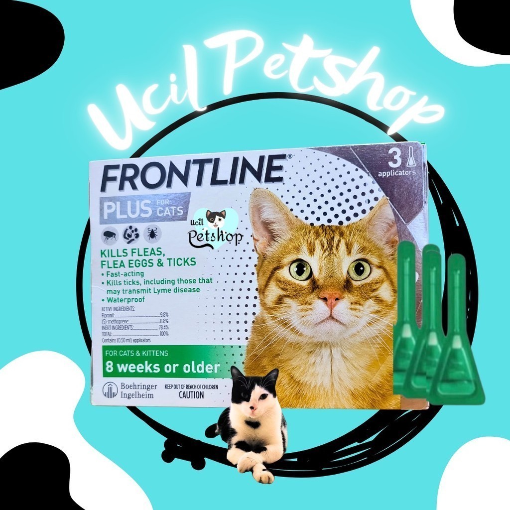 Jual Frontline Plus Cat & Kitten Obat Kutu Kucing BB 1 - 10Kg Min. Usia ...