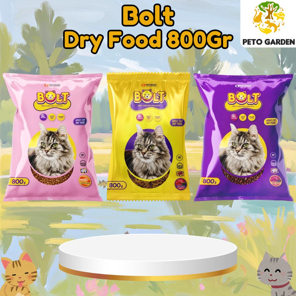 Jual Bolt 800gr Makanan Kucing Tuna Salmon - Cat Dry Food Freshpack ...
