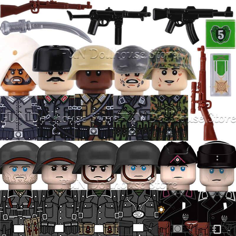 Jual Kids Toy WW2 Military Army German Soldier Action Figure Building ...
